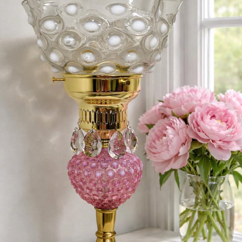 Vintage Fenton Lamp Shades - Etsy