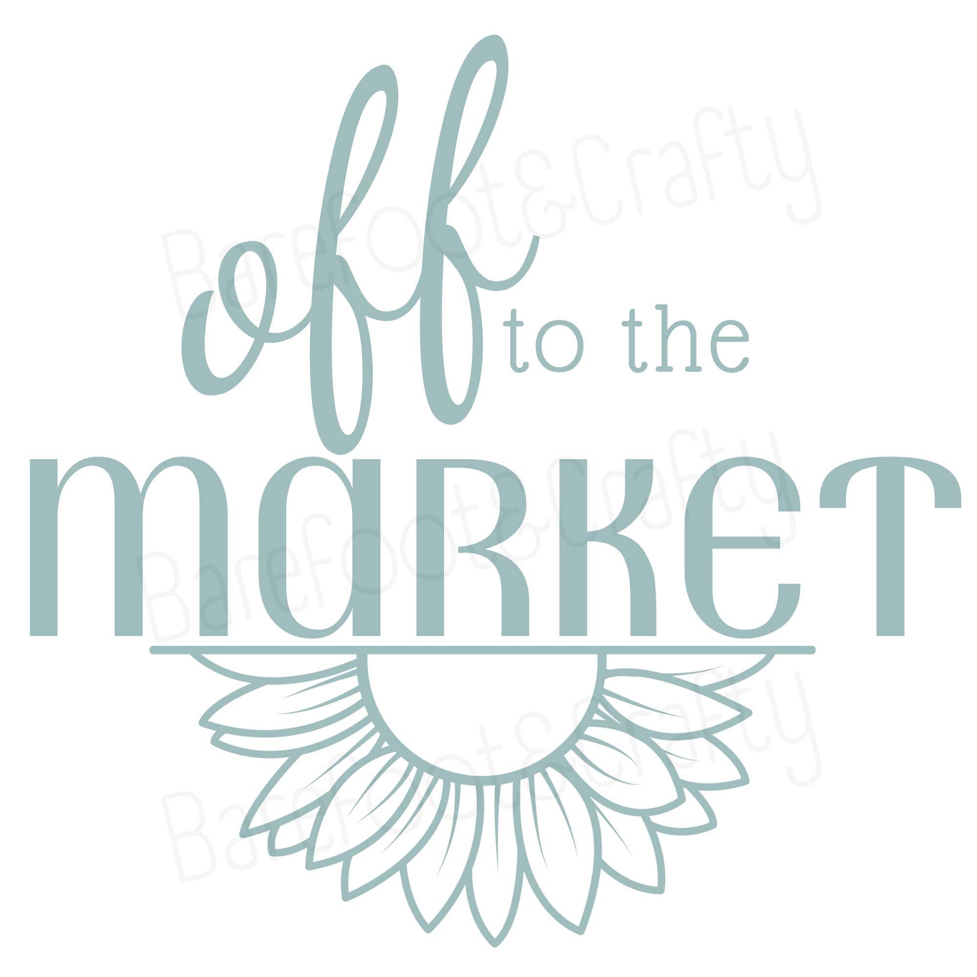 Off to the Market SVG Digital Download - Etsy