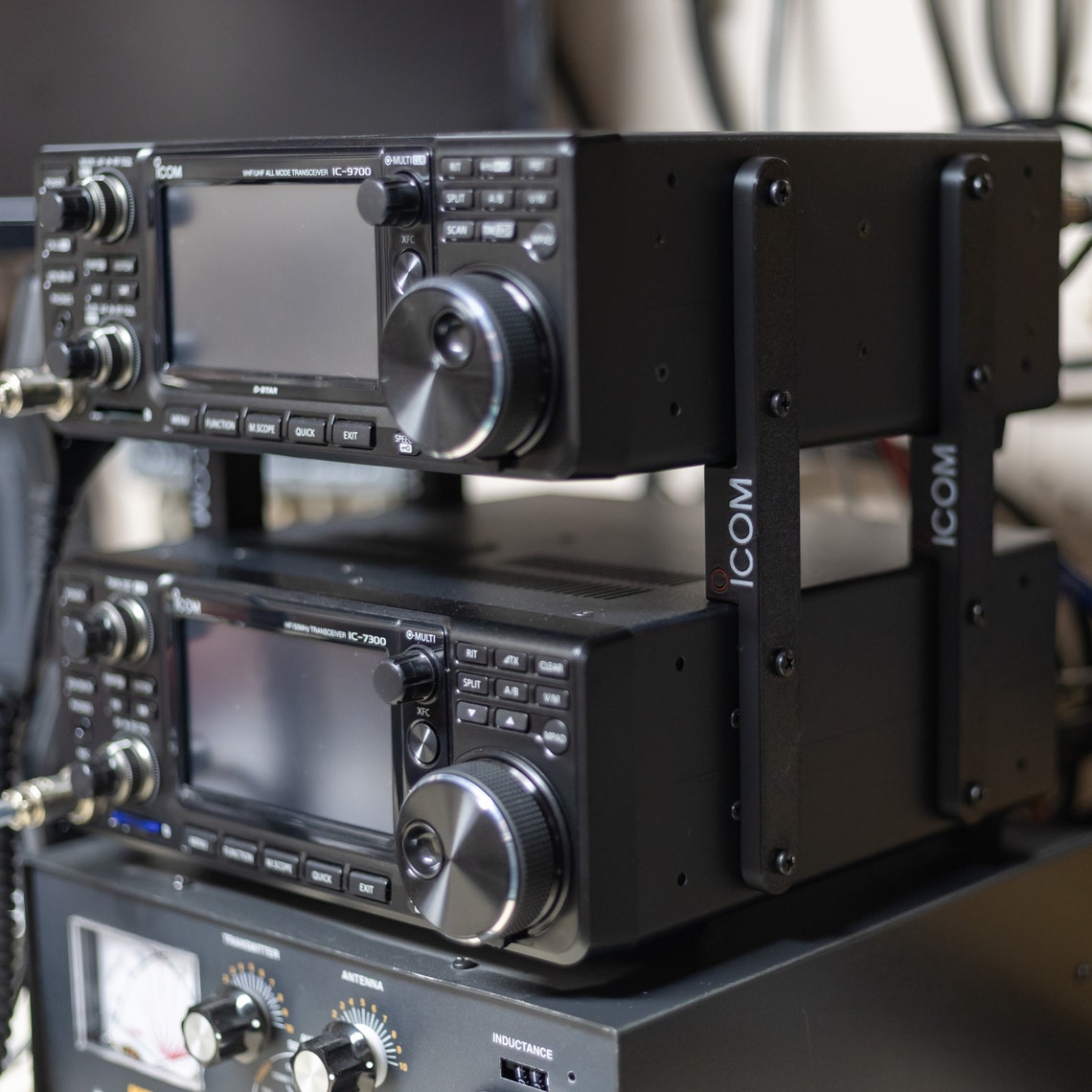 3D Printed Stacking Brackets for Icom IC-7300 and IC-9700 With Logo - Etsy