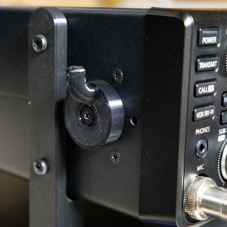 3D Printed Icom IC-9700 and IC-7300 Style Ham Radio Mic Hanger - Etsy