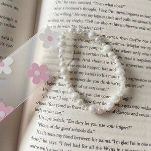 Pearl Beaded Bookmark - Etsy
