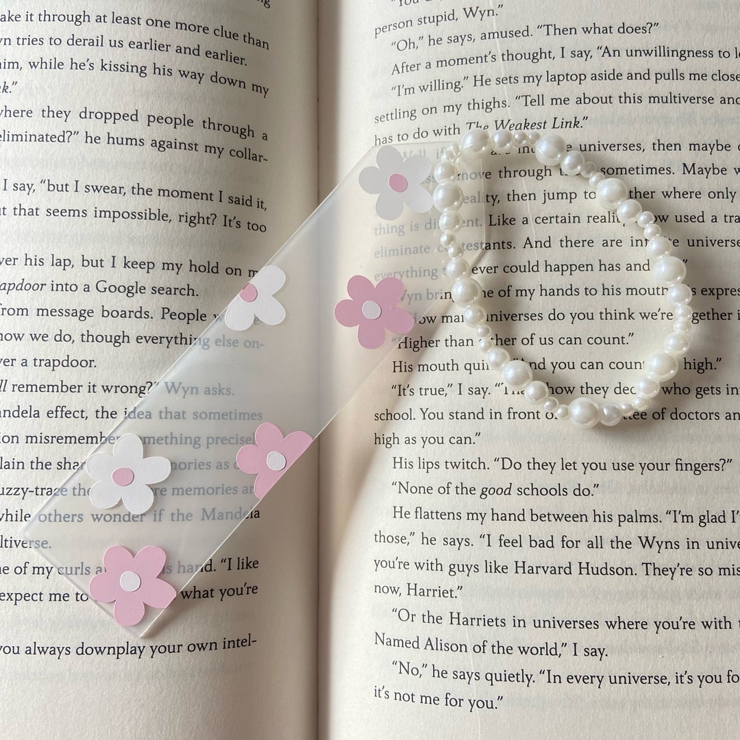 Pearl Beaded Bookmark - Etsy