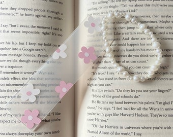 Beaded Bookmark Shell Bookmark Pearl Bookmark Mother of Pearl Beach ...