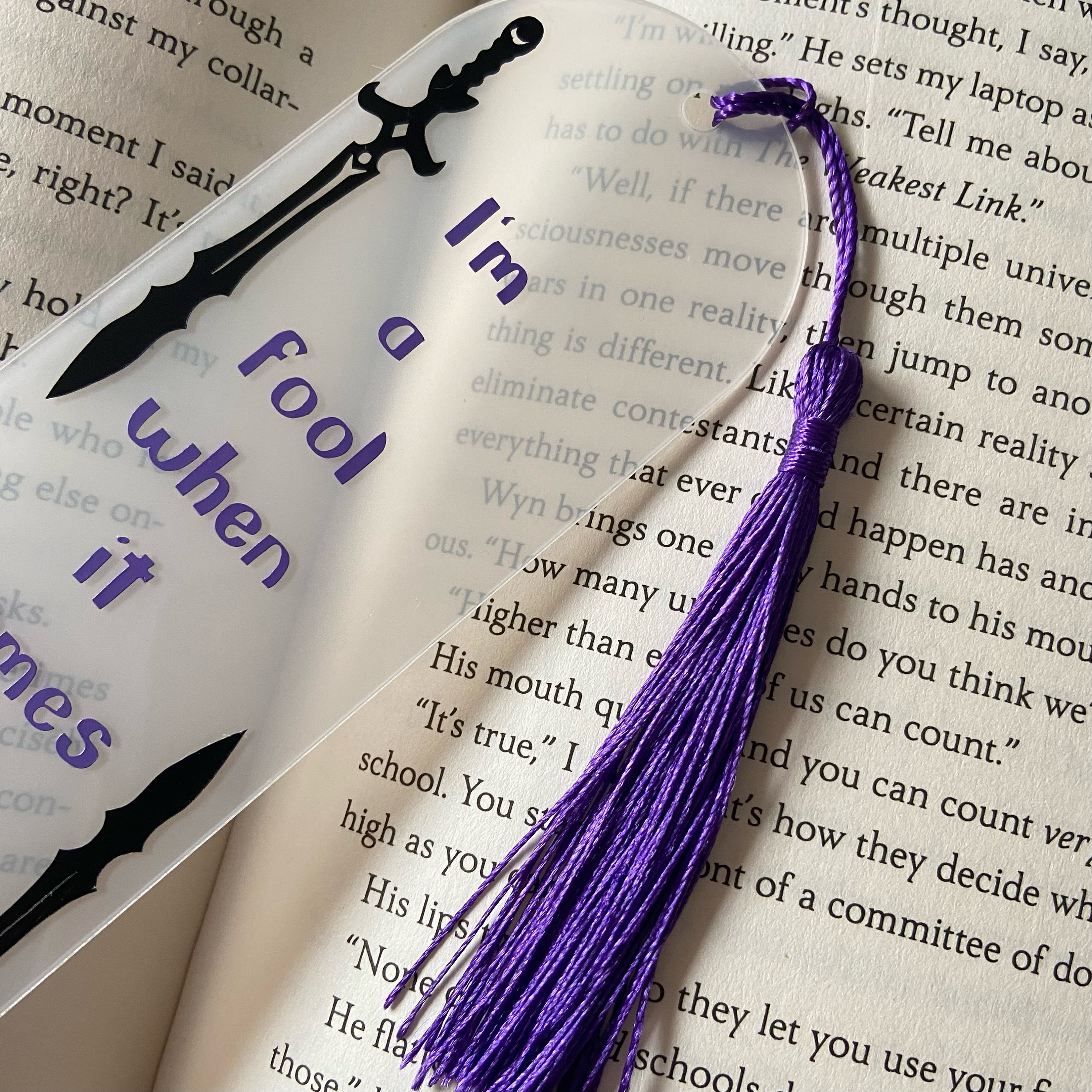 Powerless Inspired Bookmark - Etsy