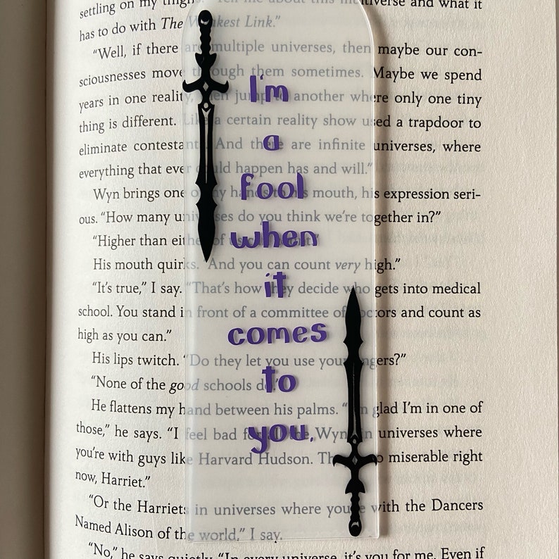 Powerless Inspired Bookmark - Etsy