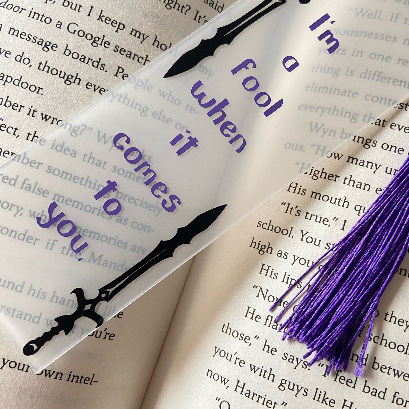 Powerless Inspired Bookmark - Etsy