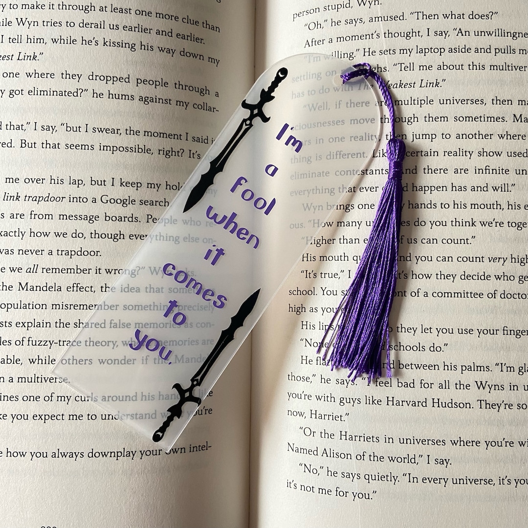 Powerless Inspired Bookmark - Etsy