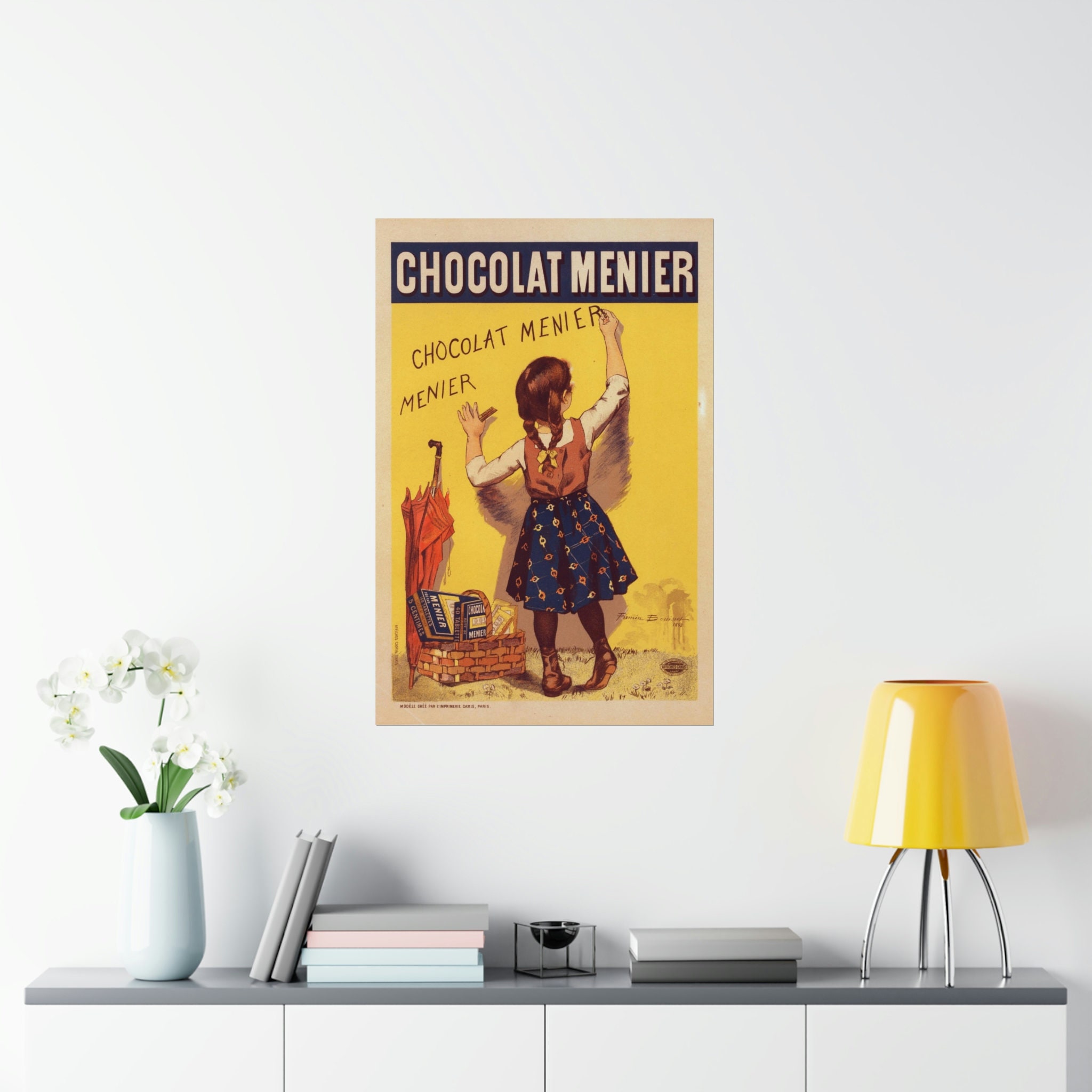 Chocolat Menier Vintage French Poster - Etsy