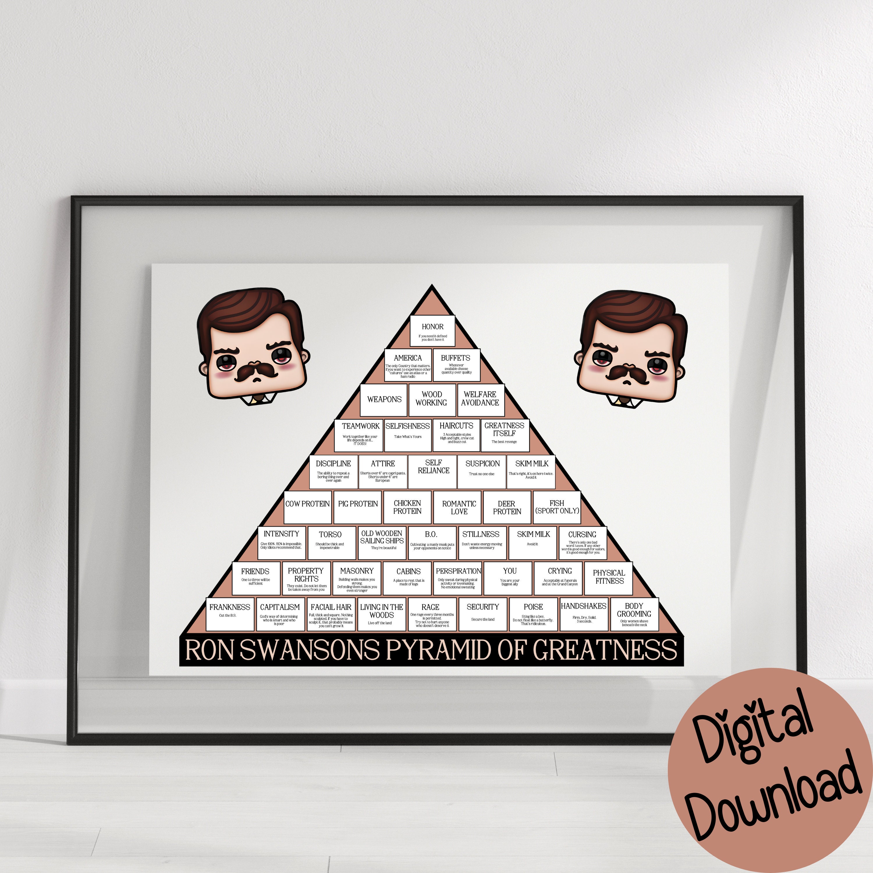 Swanson Pyramid Of Greatness Wallpaper