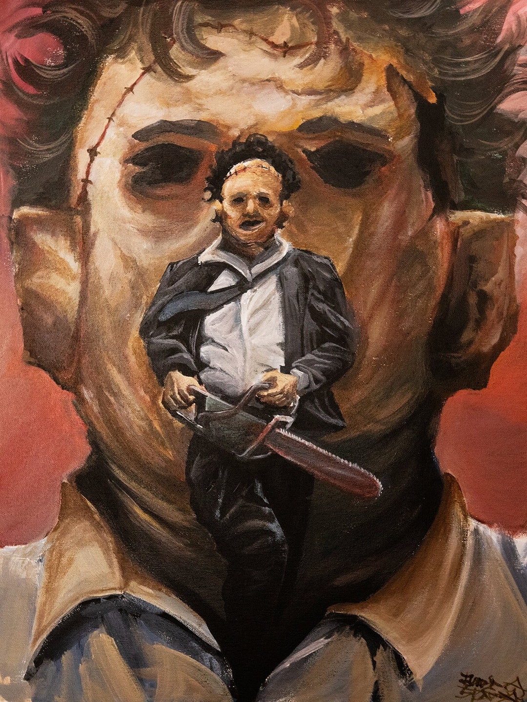 Leatherface 11x14 on Luster - Etsy