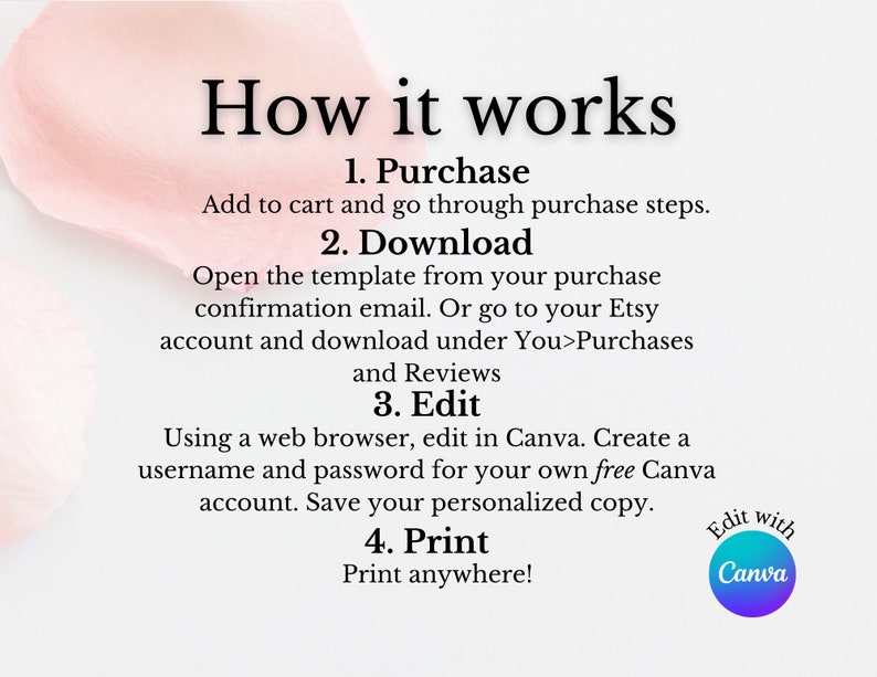 Wedding Program Template Unique Wedding Program Modern - Etsy