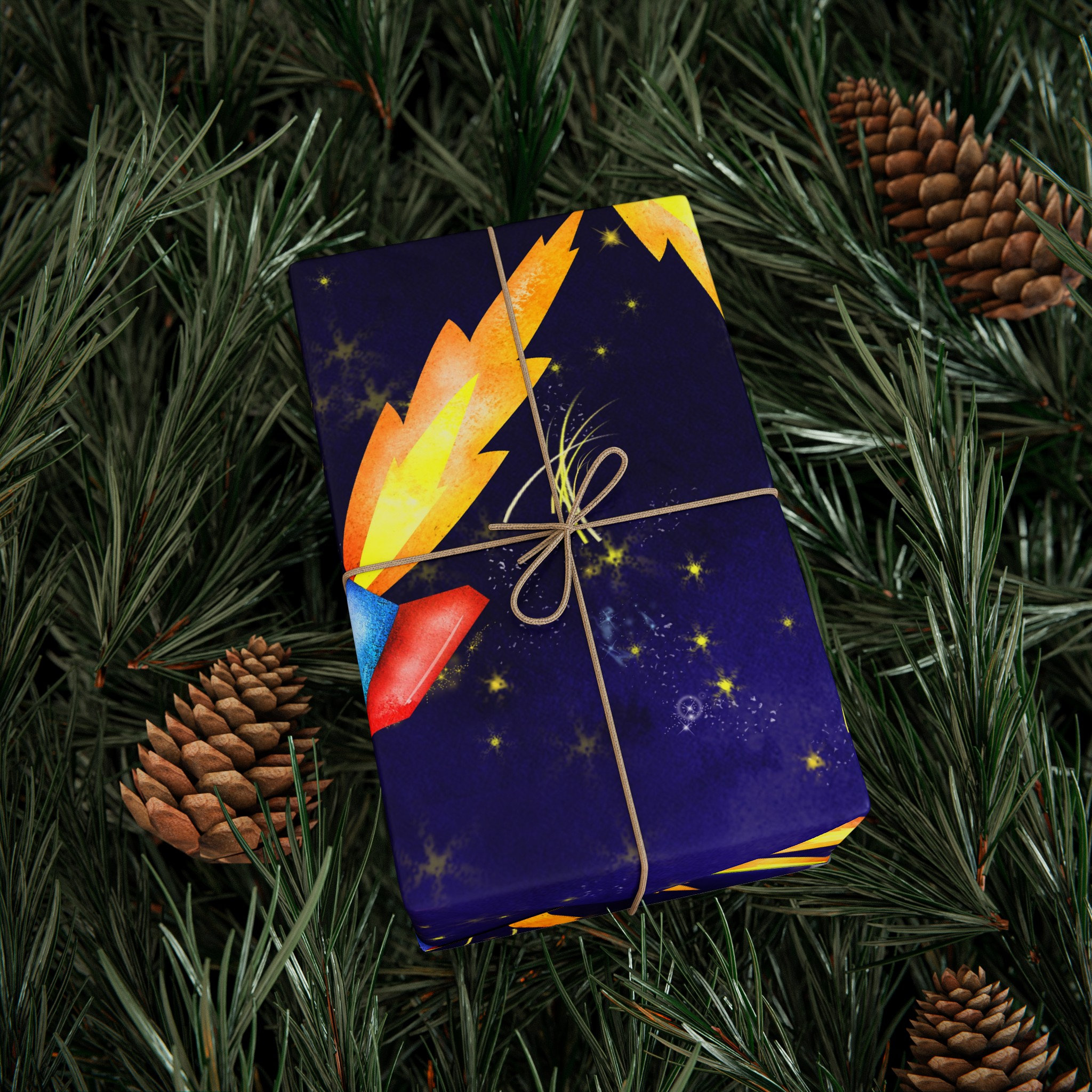 Space Shuttle Wrapping Paper, Rocket Ship Wrapping Paper, 3-2-1 Blast ...