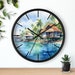 Fiji Wall Clock, Tropical Paradise Clock, Gifts for Travelers, Gifts ...