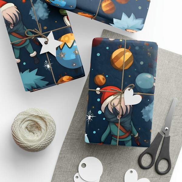 Christmas Wrapping Paper Rolls - Etsy