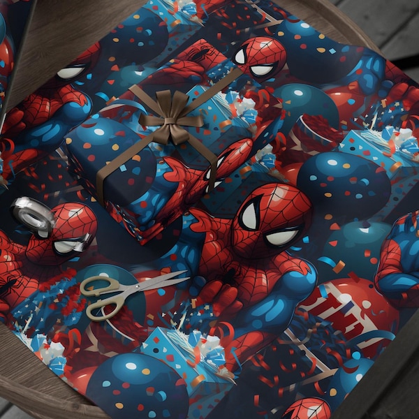 Spiderman Gift Wrapping Paper - 60+ Gift Ideas for 2024