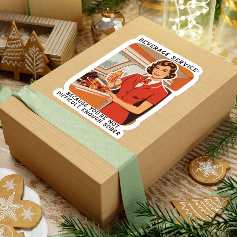 Flight Attendant Sticker, Flight Attendant Humor, Beverage Service ...