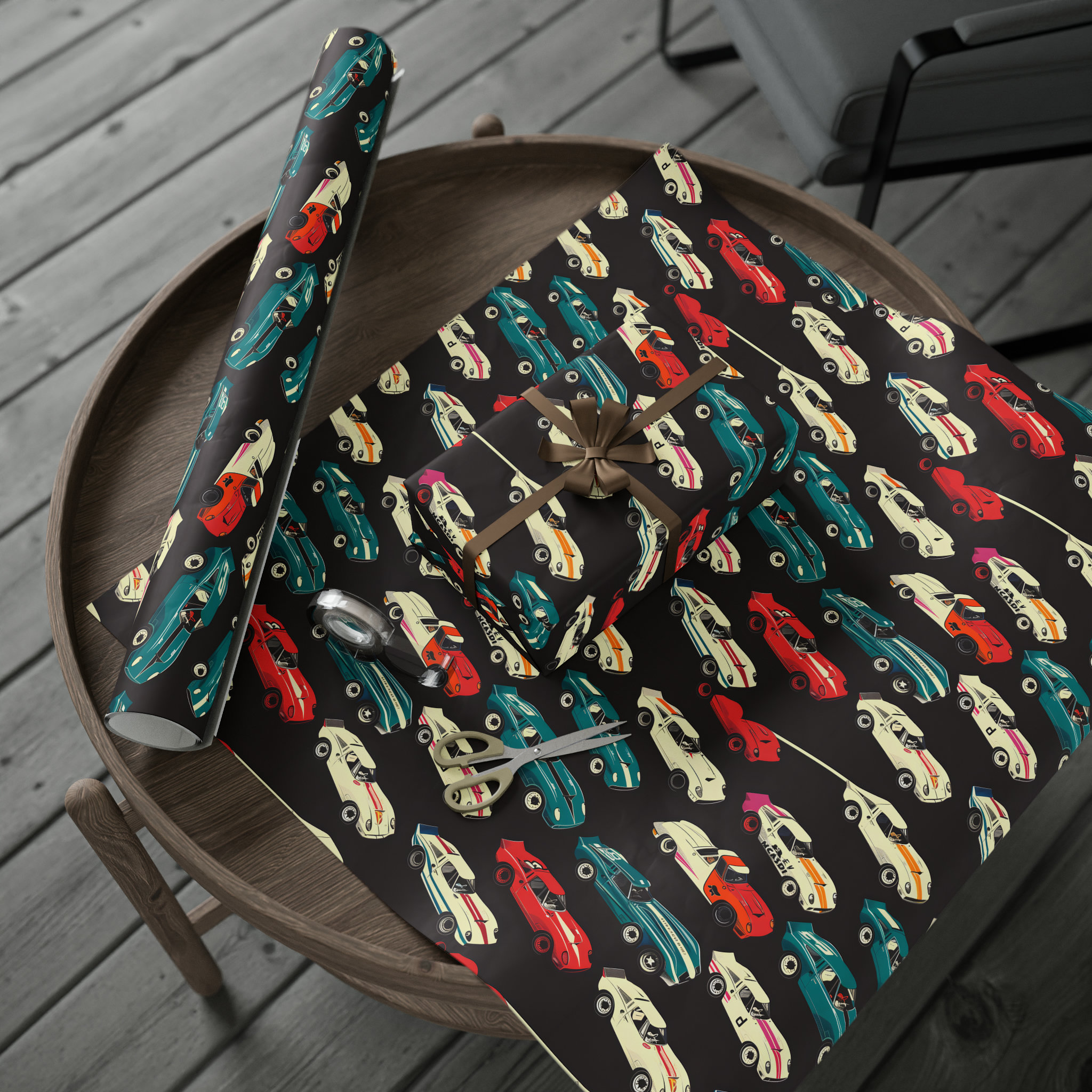 Race Car Themed Wrapping Paper for Birthdays, Christmas, Race Car Gift ...