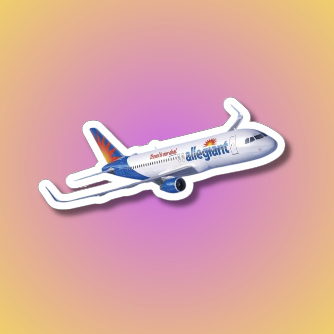 Allegiant Air Airplane Sticker, G4 Livery Sticker, Pilot Sticker ...