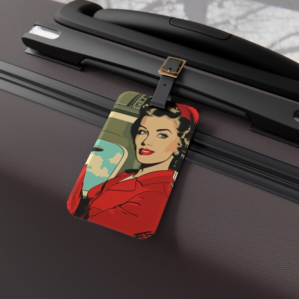 Vintage Flight Attendant Sticker - Etsy