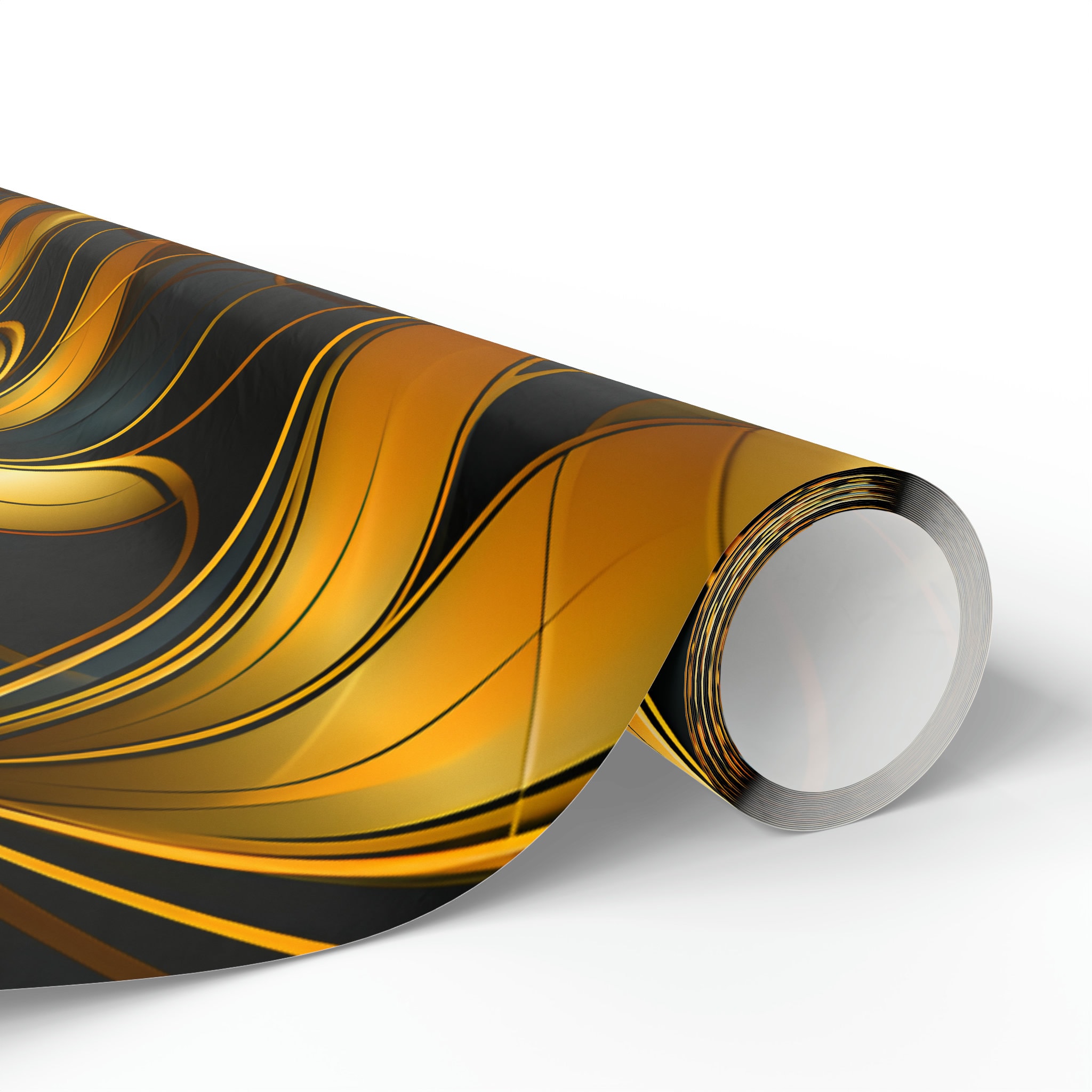 Elegant Gold Themed Gift Wrap Black and Gold Wrapping Paper Elegant ...