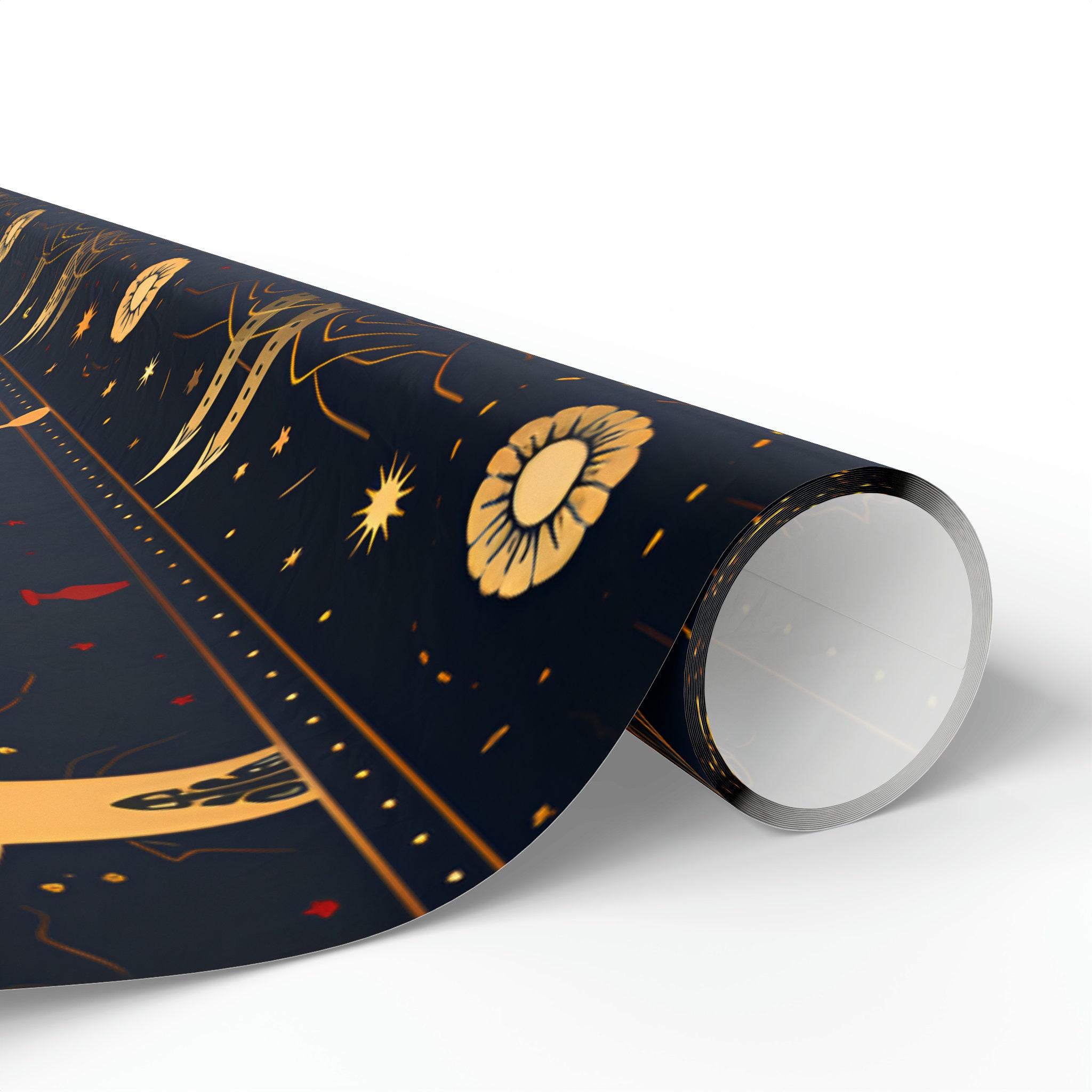 Tarot Card Themed Wrapping Paper Rolls Christmas / Birthday - Etsy