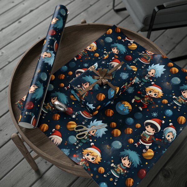 Christmas Wrapping Paper Rolls - Etsy