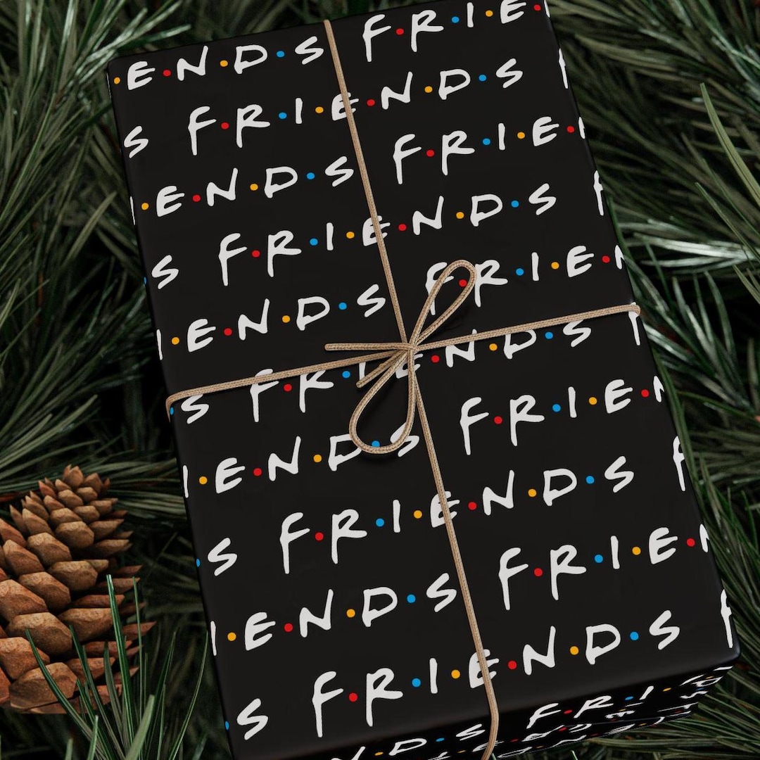 Friends Gift Wrapping Paper, Iconic Friends Title Logo for Fans of the ...