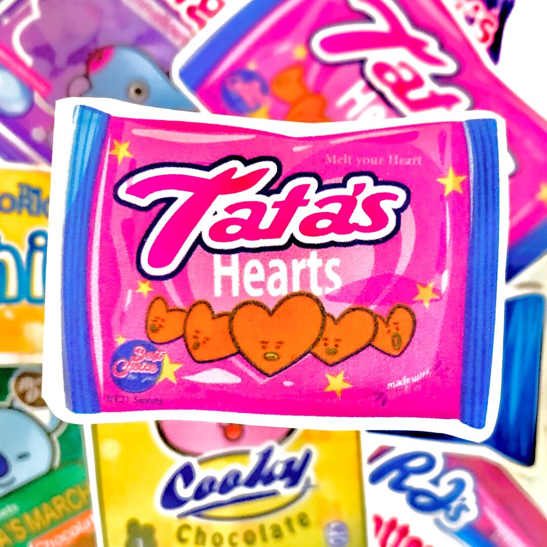 BTS BT21 Candy Large Sticker Decal | BTS Sticker |BT21 Sticker BT21 ...