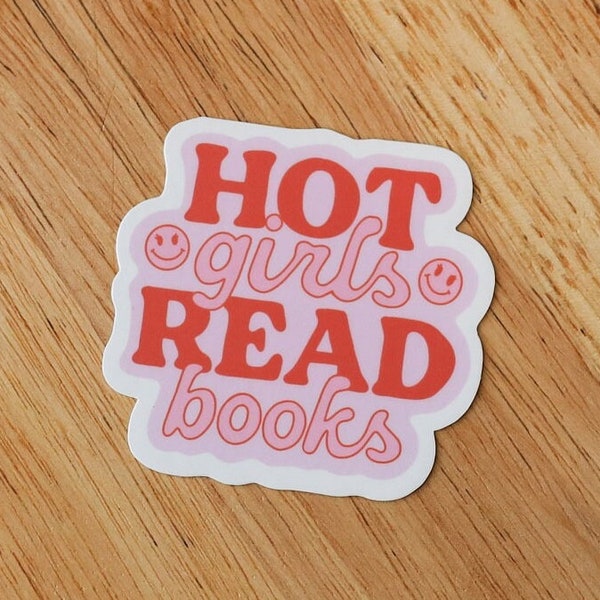 Hot Girls Read Books Stickers - Etsy