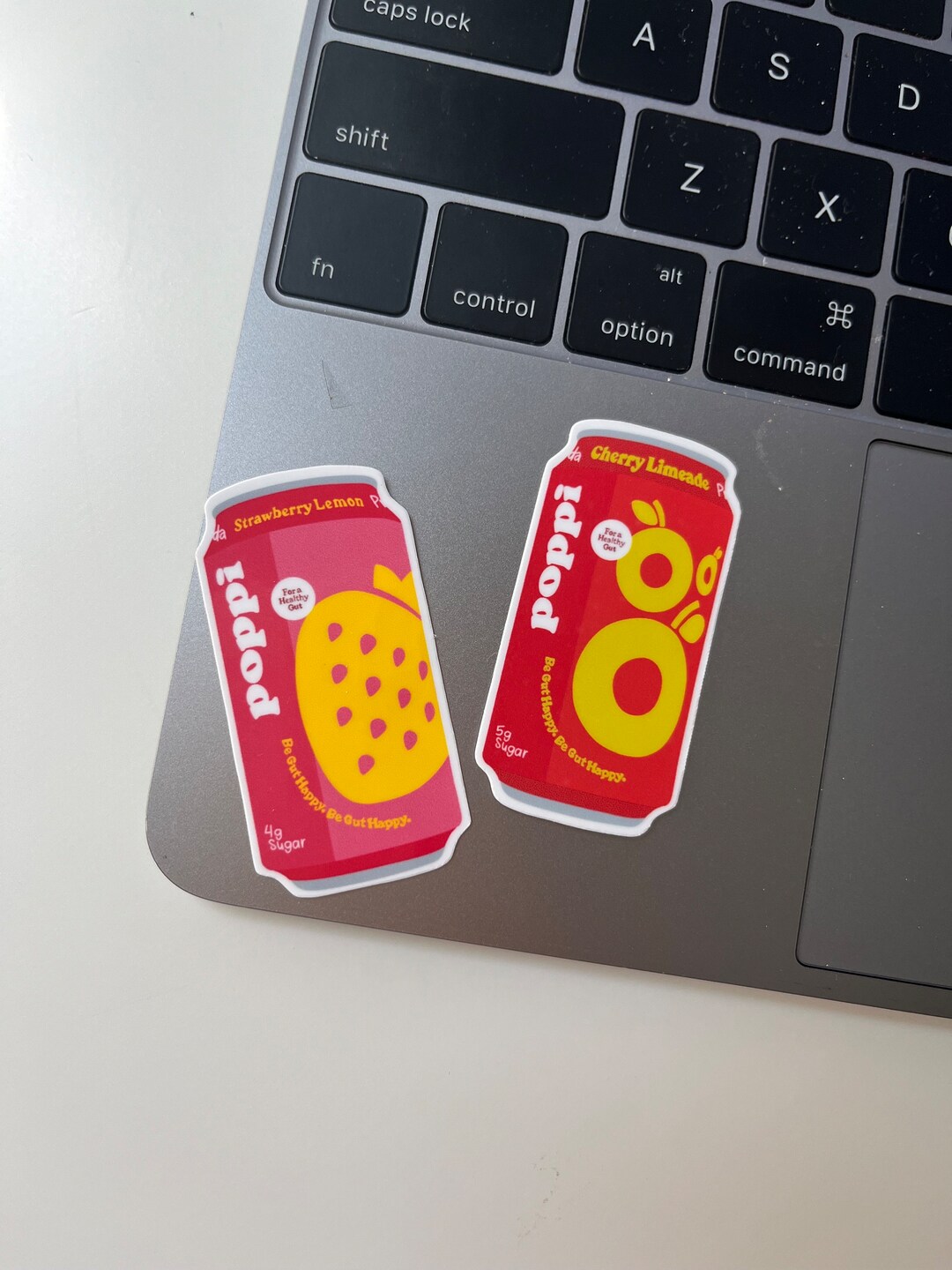 Poppi Flavors Stickers: Strawberry Lemon and Cherry Lime! - Etsy