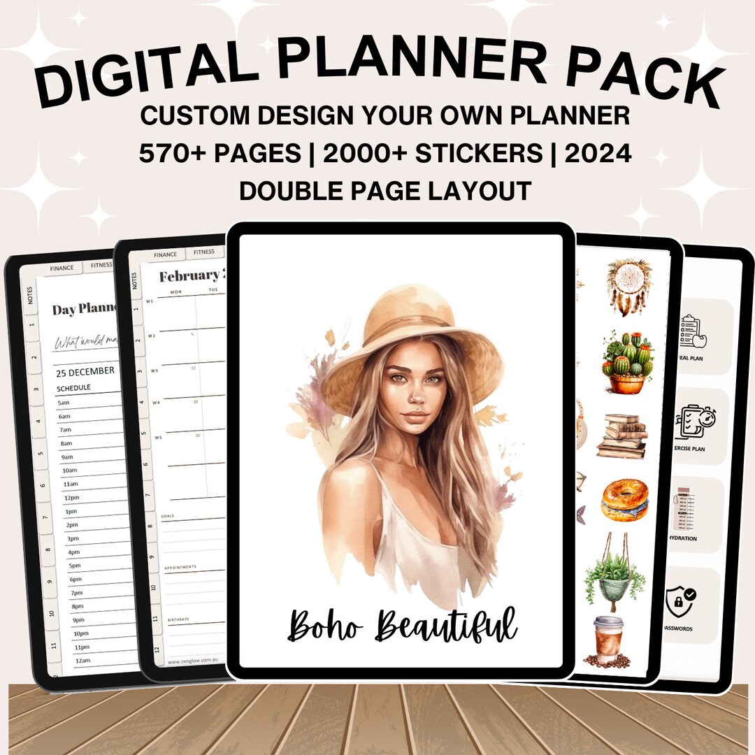 2024 Goodnotes Digital Planner Digital Download 2024 Calendar Goodnotes ...