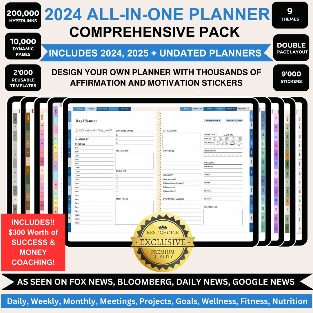 Personalized Digital Planner Bundle iPad Pdf Annotation Digital Daily ...