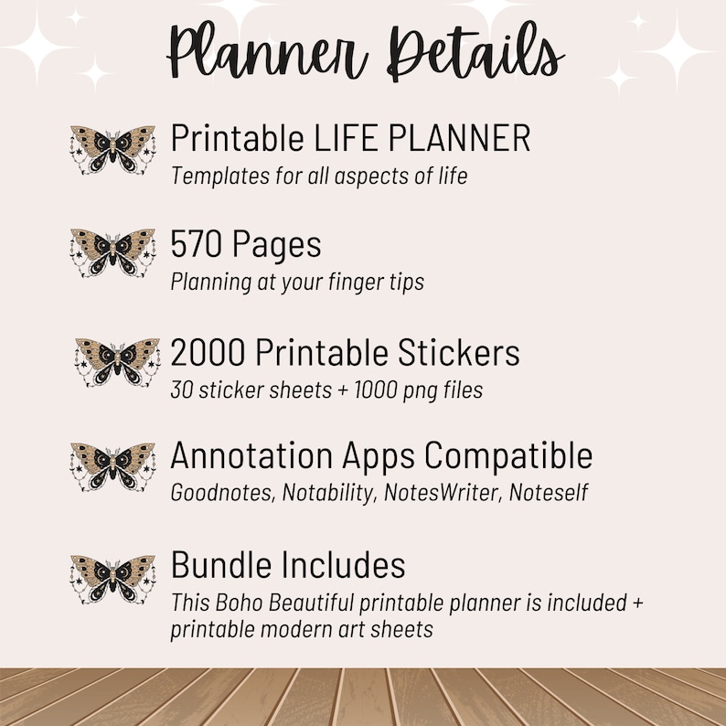 2024 Calendar Printable Planner Downloadable Journal Daily Planner ...