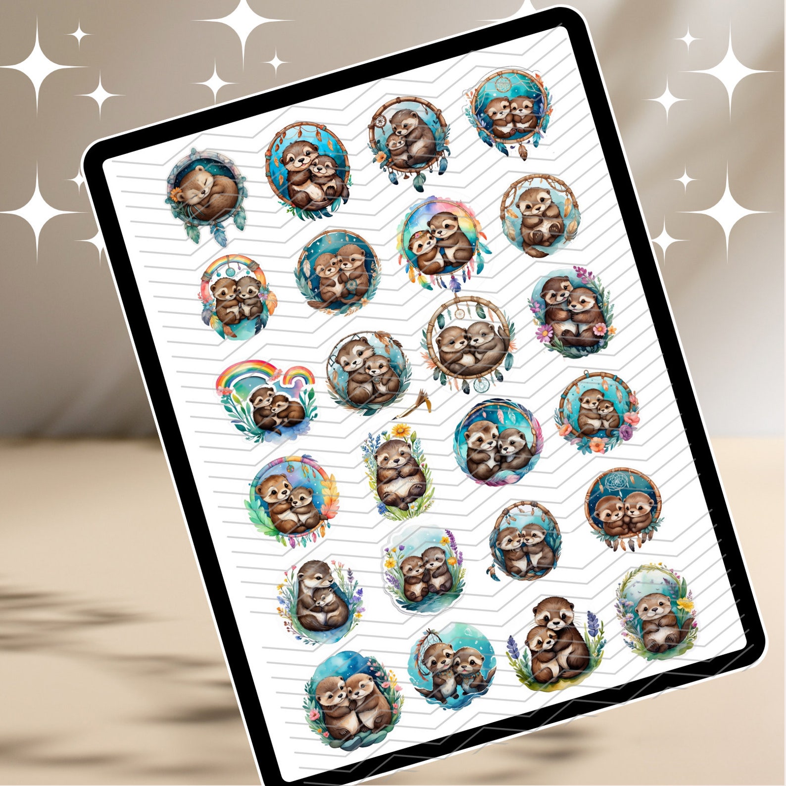 Goodnotes Sticker Sheet Digital Planner Journal Digital Notability ...