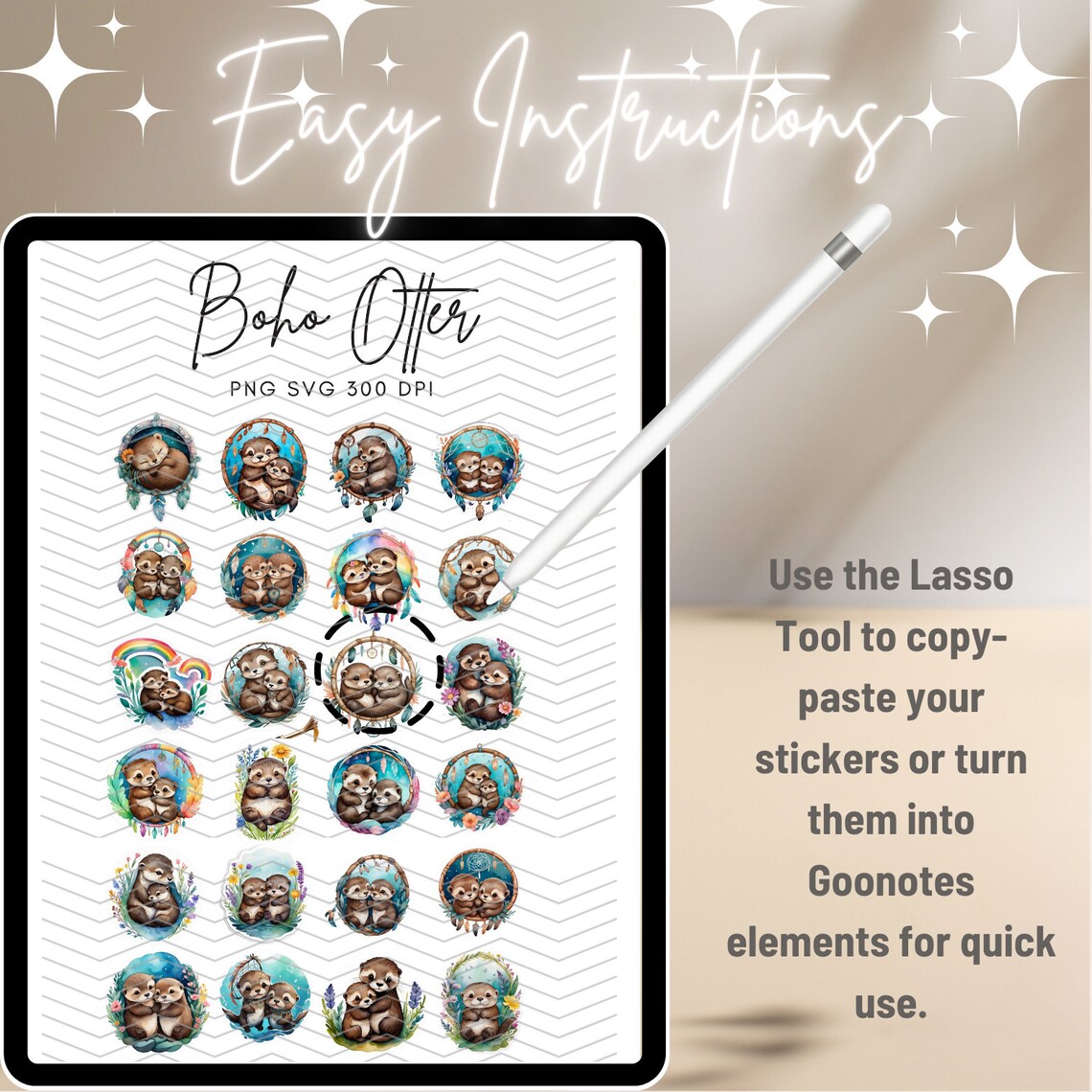 Goodnotes Sticker Sheet Digital Planner Journal Digital Notability ...