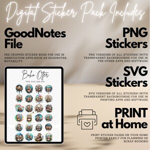 Goodnotes Sticker Sheet Digital Planner Journal Digital Notability ...