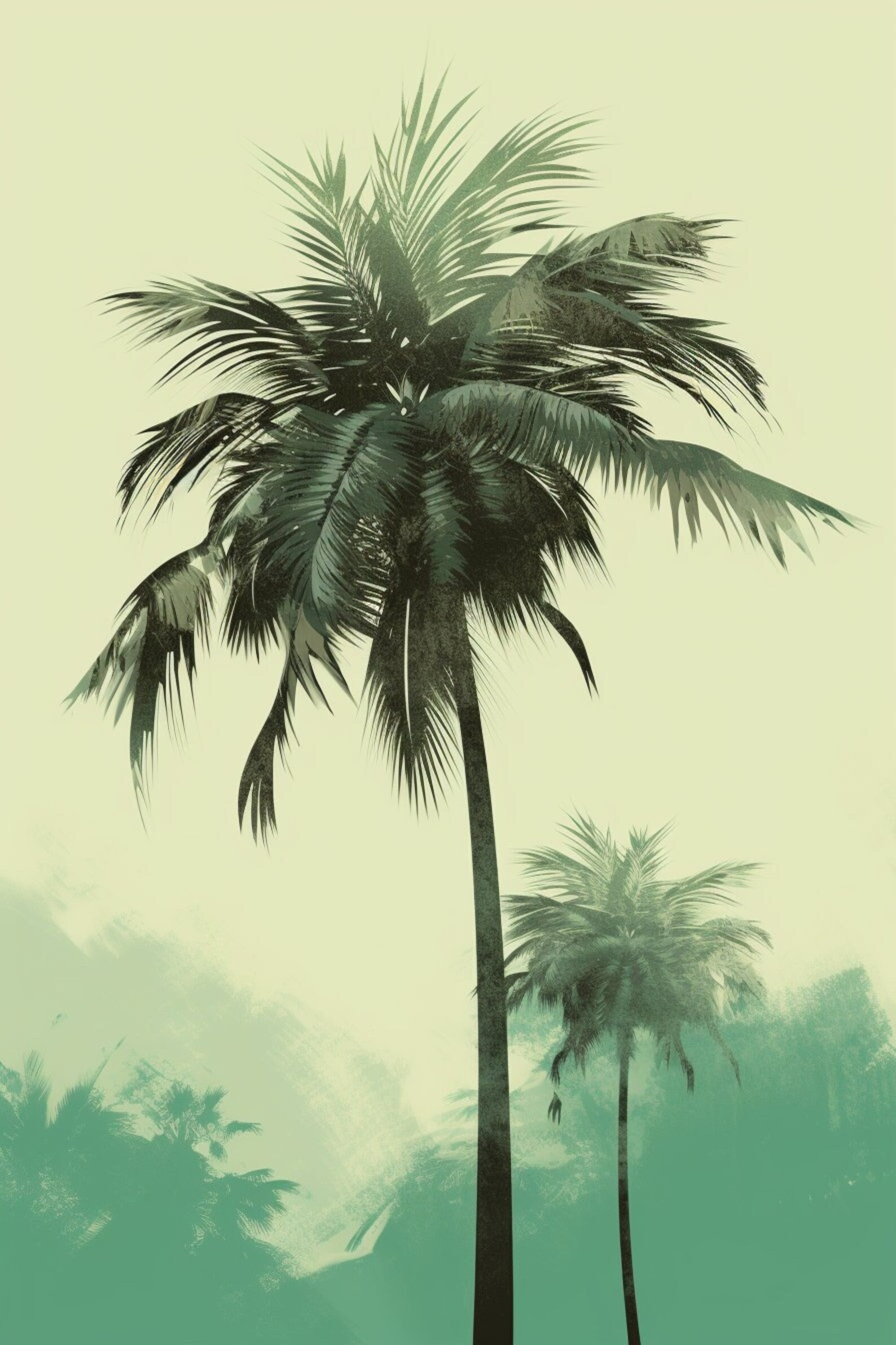 Palm Tree Print Digital Download - Etsy