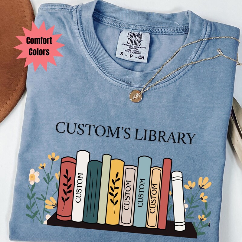 Library Shirt - Etsy