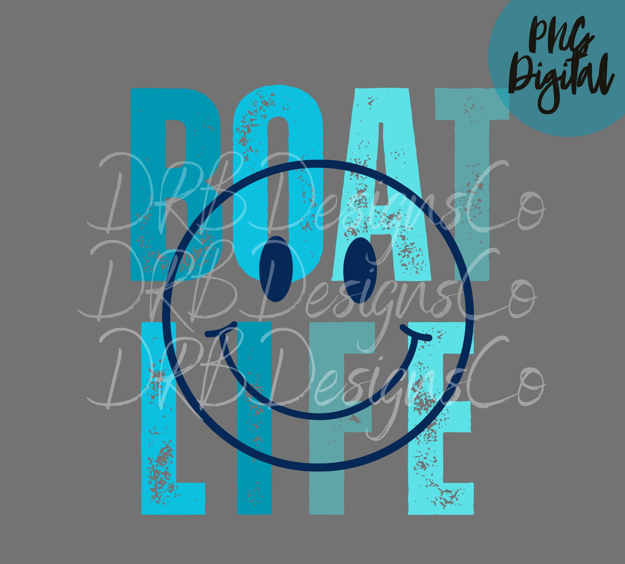 Boat Life Smile Face PNG Tshirt Design Lake Life PNG Sublimation ...