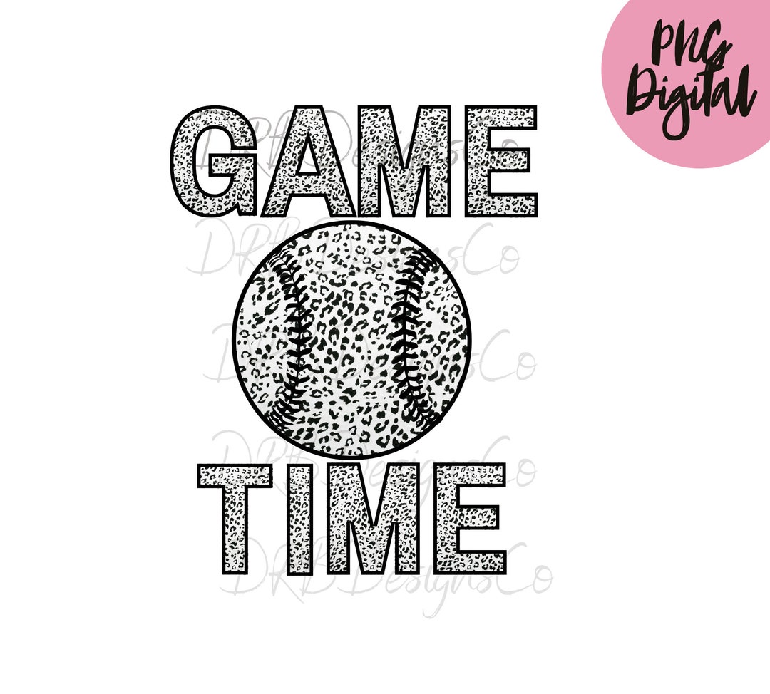 Game Time PNG Softball Baseball Tball PNG Sports Sublimation Digital ...