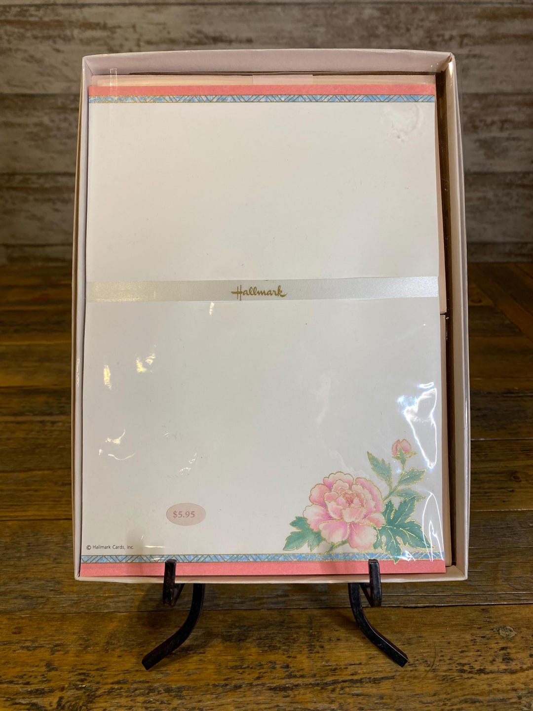 Vintage Hallmark Coral Floral Letter Writing Stationary Set *new* - Etsy