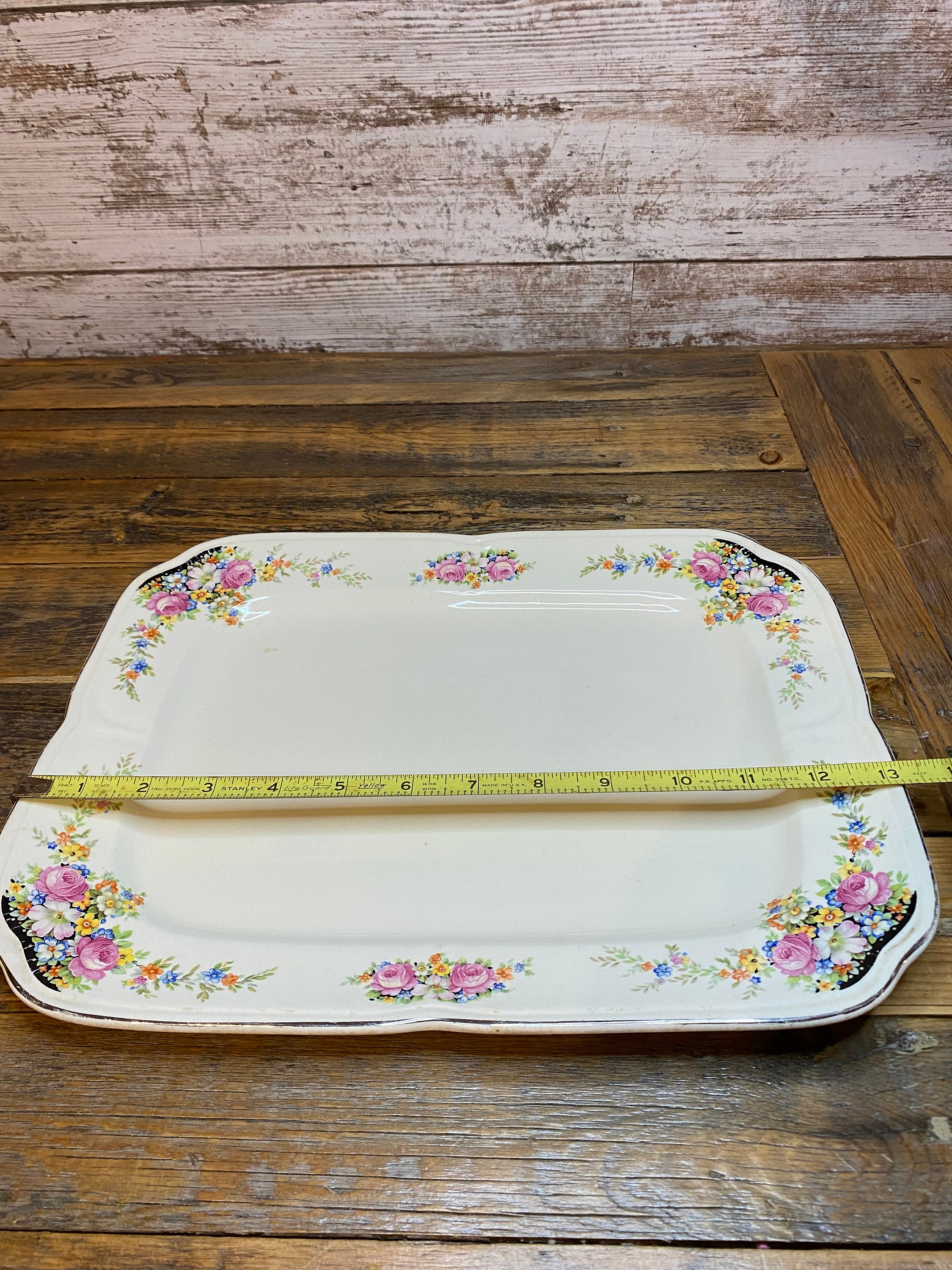 Set of Vintage Mismatched Colorful Floral China Dishes - Etsy