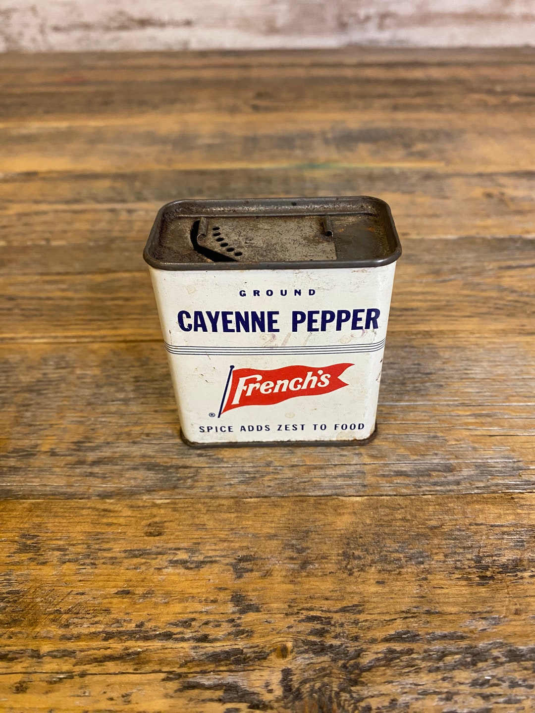 Vintage French's Ground Cayenne Pepper Seasoning Spice Tin - Etsy