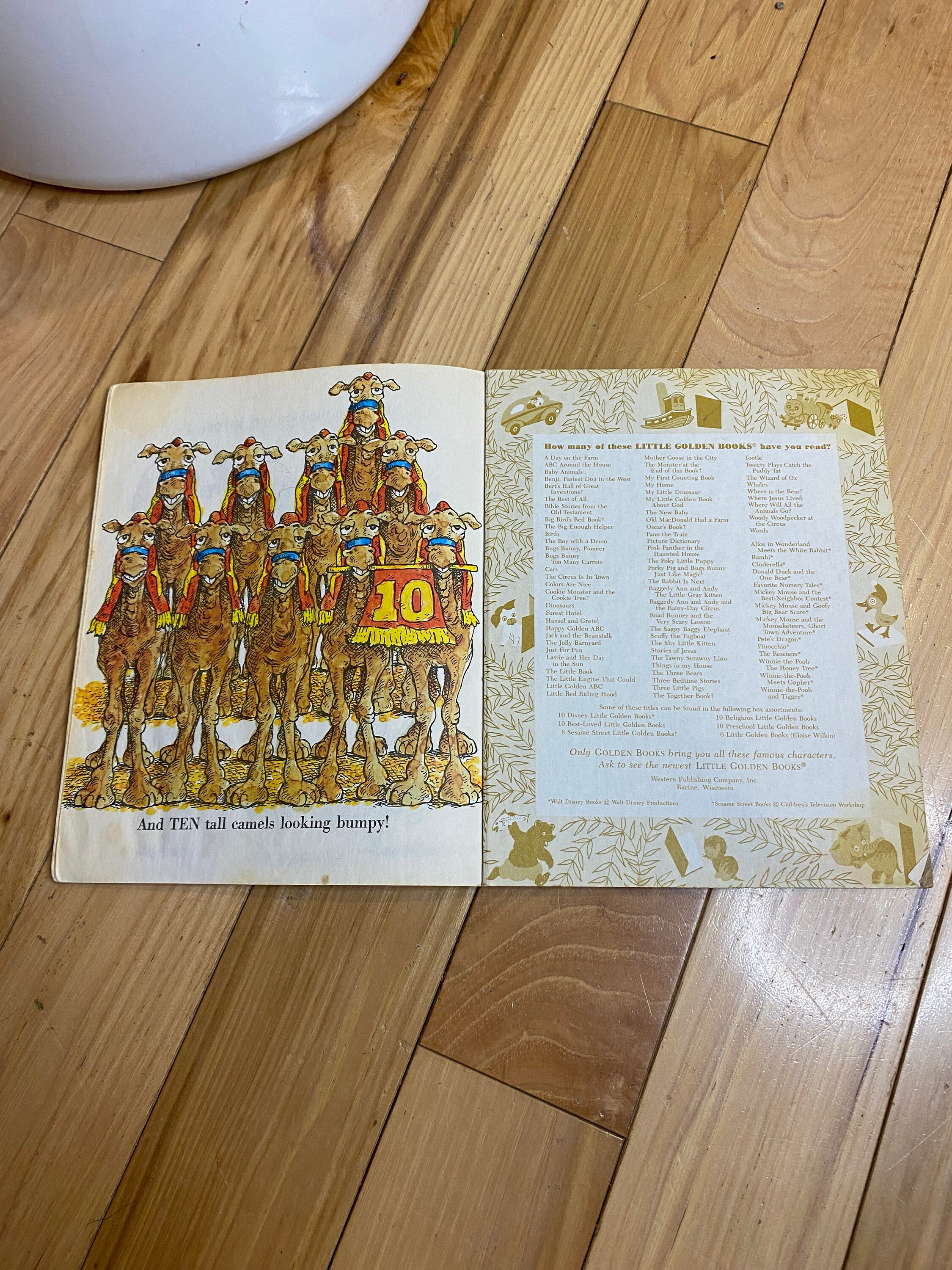 The Circus is in Town A Counting Book 201-4 Little Golden Book - Etsy