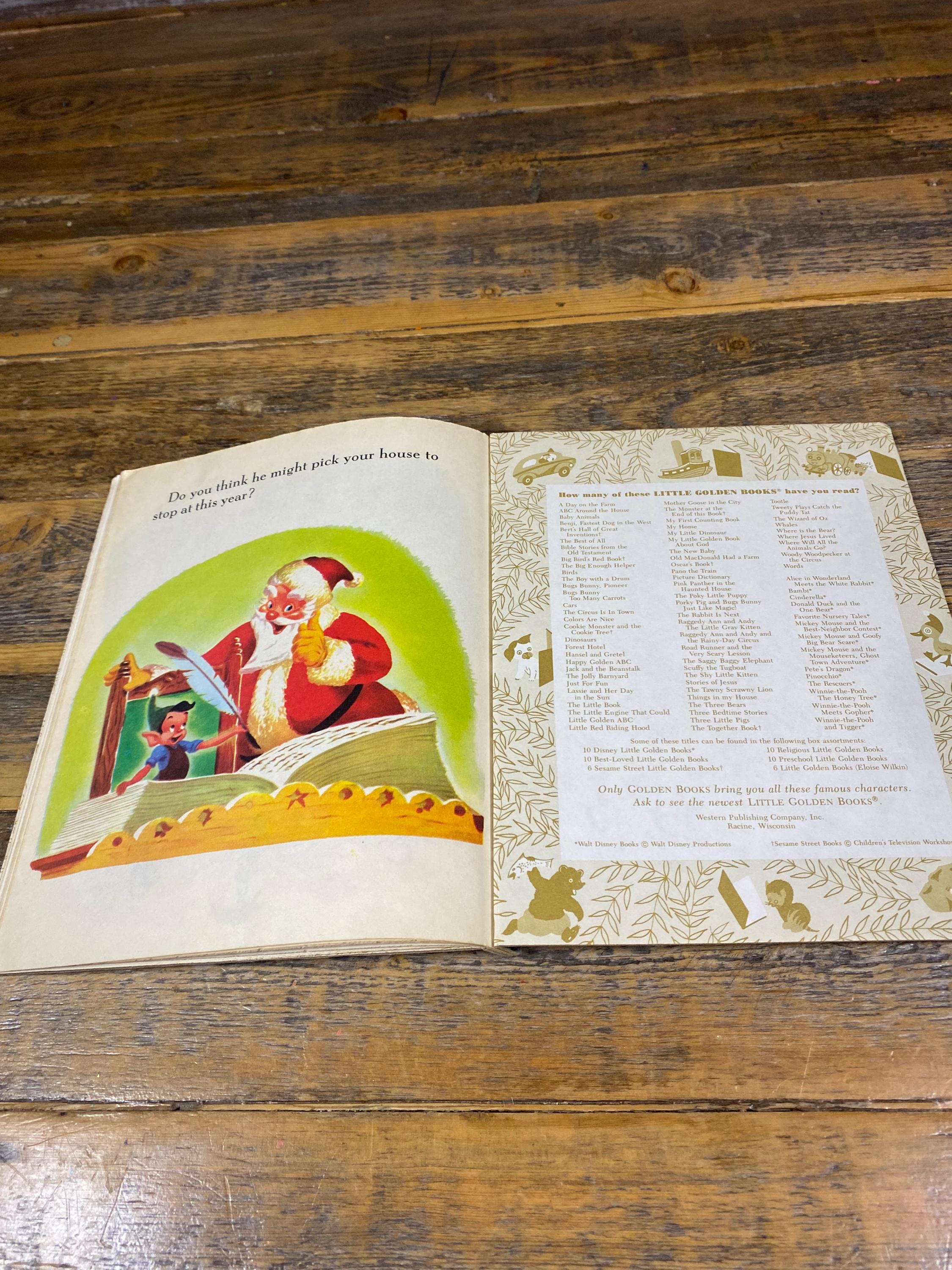 Vintage Walt Disney's Santa's Toy Shop – 1979 Little Golden Book - Etsy
