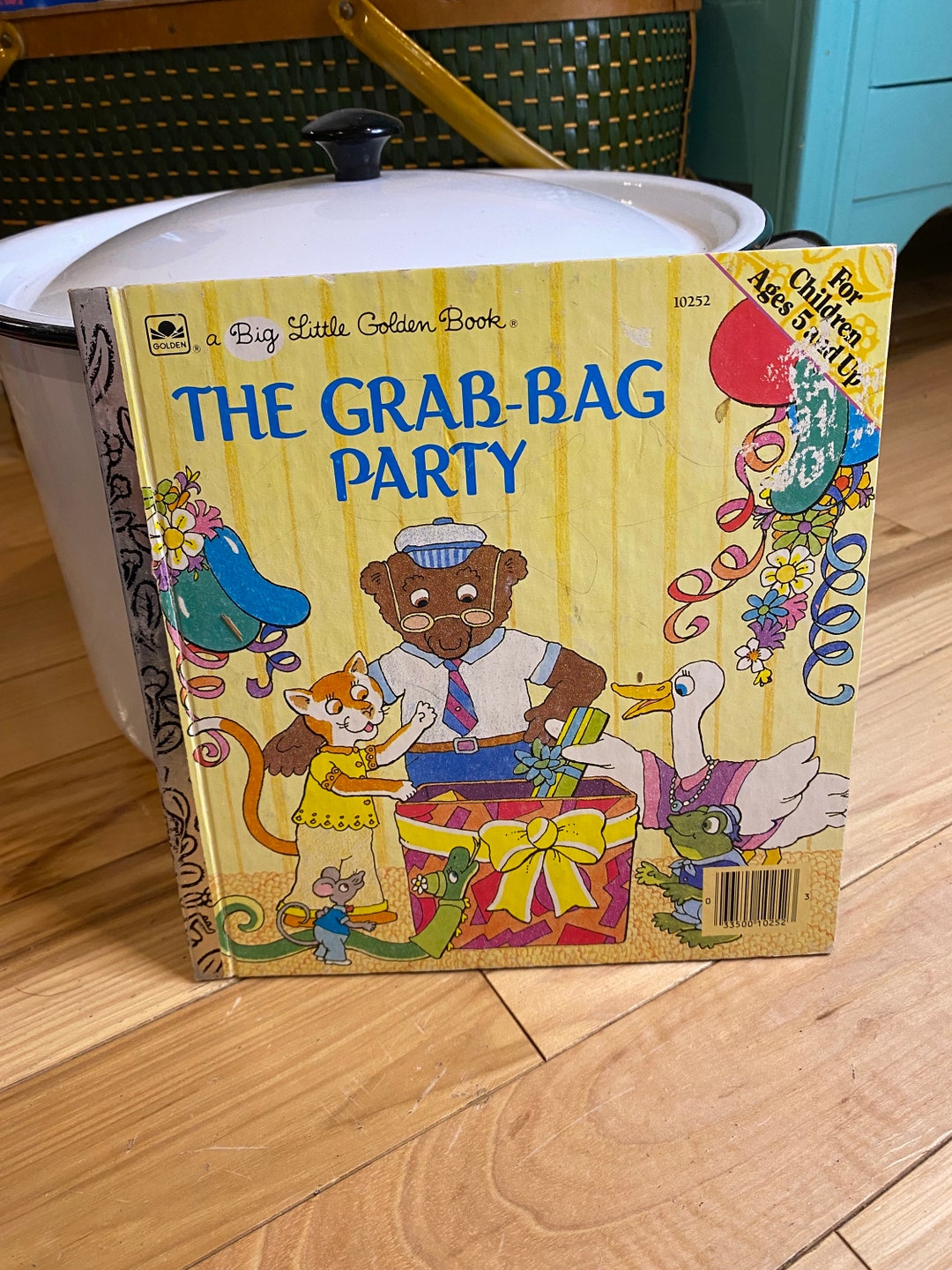 The Grab Bag Party 10252 Big Little Golden Book 1986 Vintage Children's ...