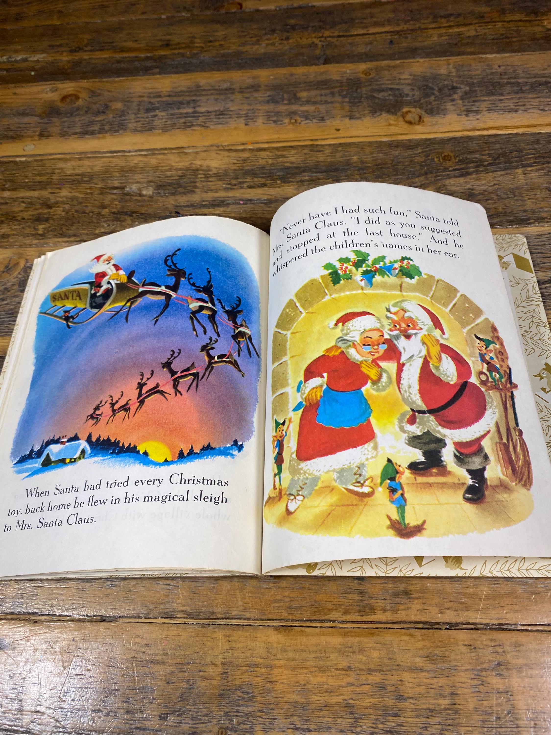 Vintage Walt Disney's Santa's Toy Shop – 1979 Little Golden Book - Etsy
