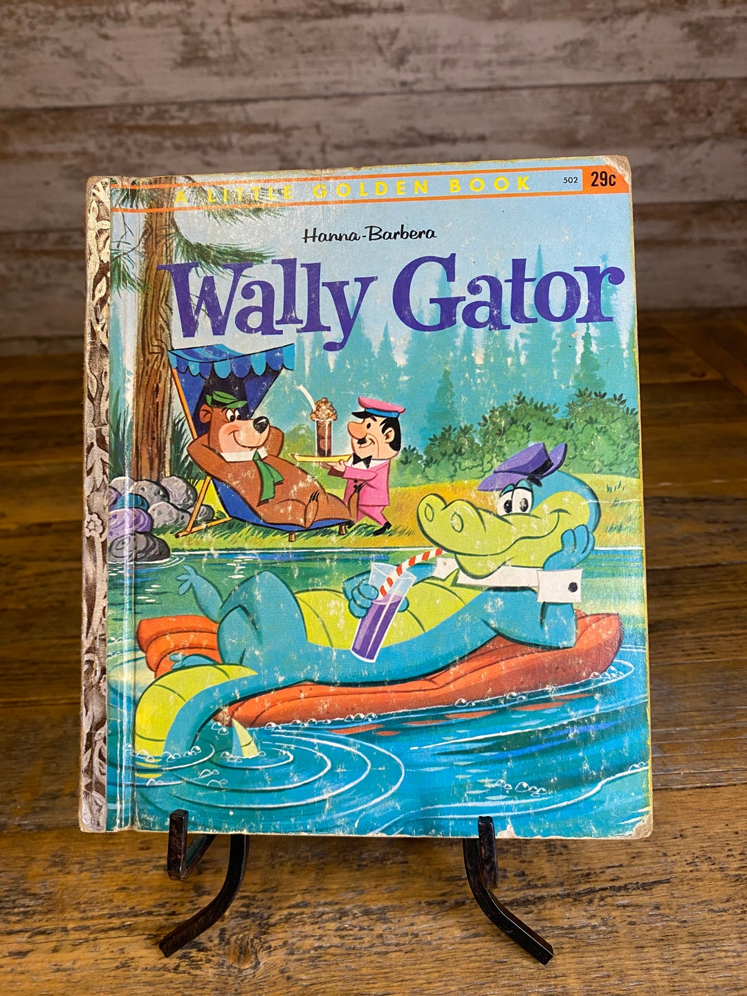 Hanna-barbera Wally Gator 502 Little Golden Book 1963 - First Edition ...