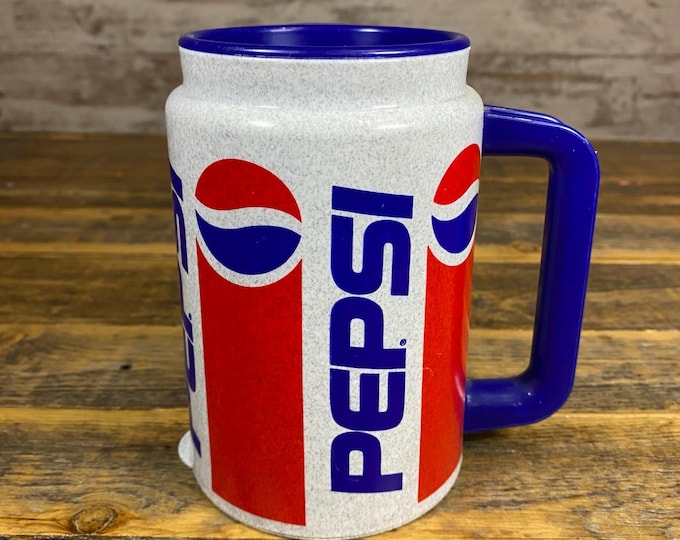 Vintage Plastic Pepsi Co. Insulated Pepsi Mug - Etsy