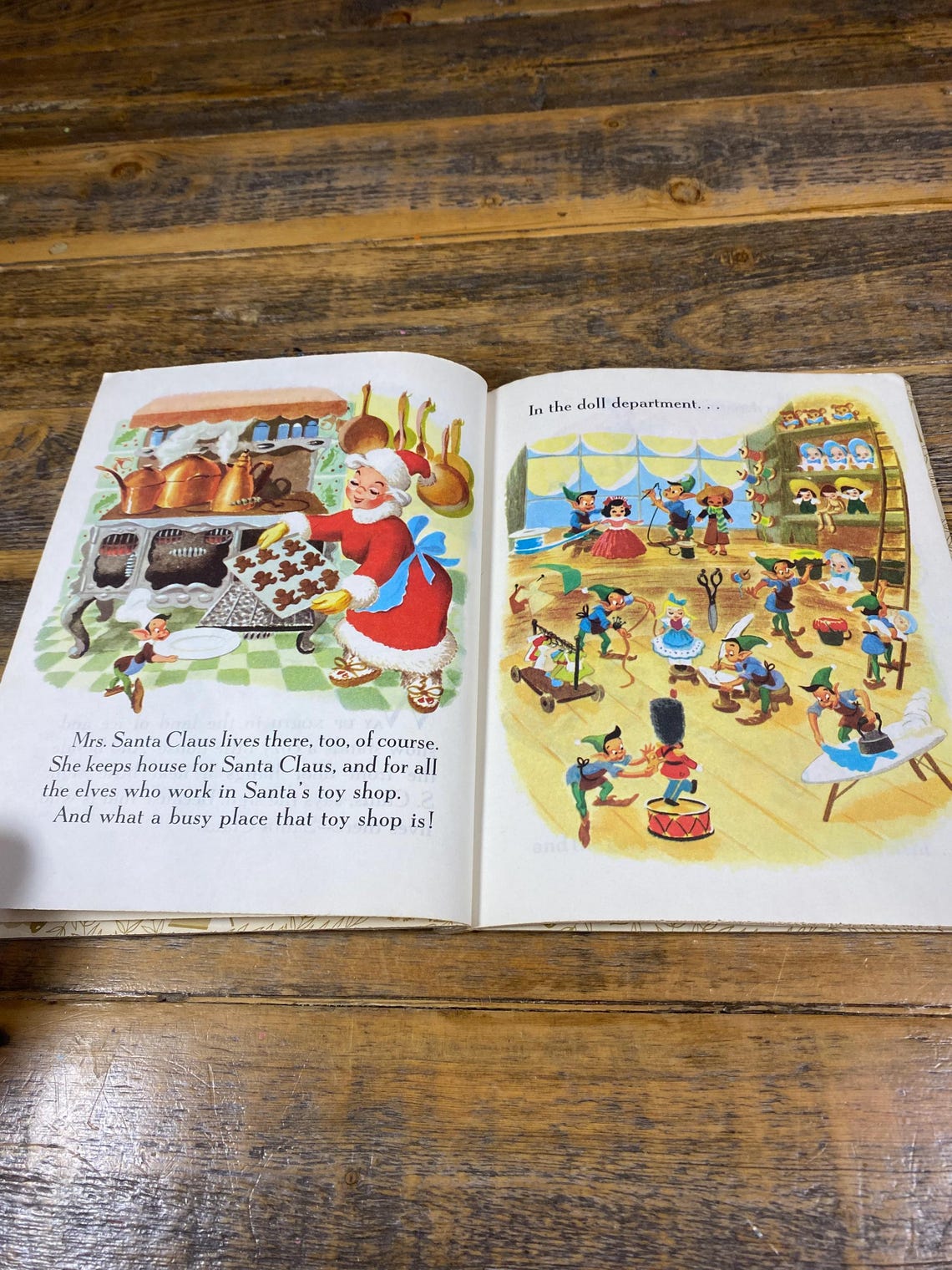 Vintage Walt Disney's Santa's Toy Shop – 1979 Little Golden Book - Etsy